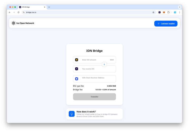 How to Bridge Your Tokens to the ION Blockchain