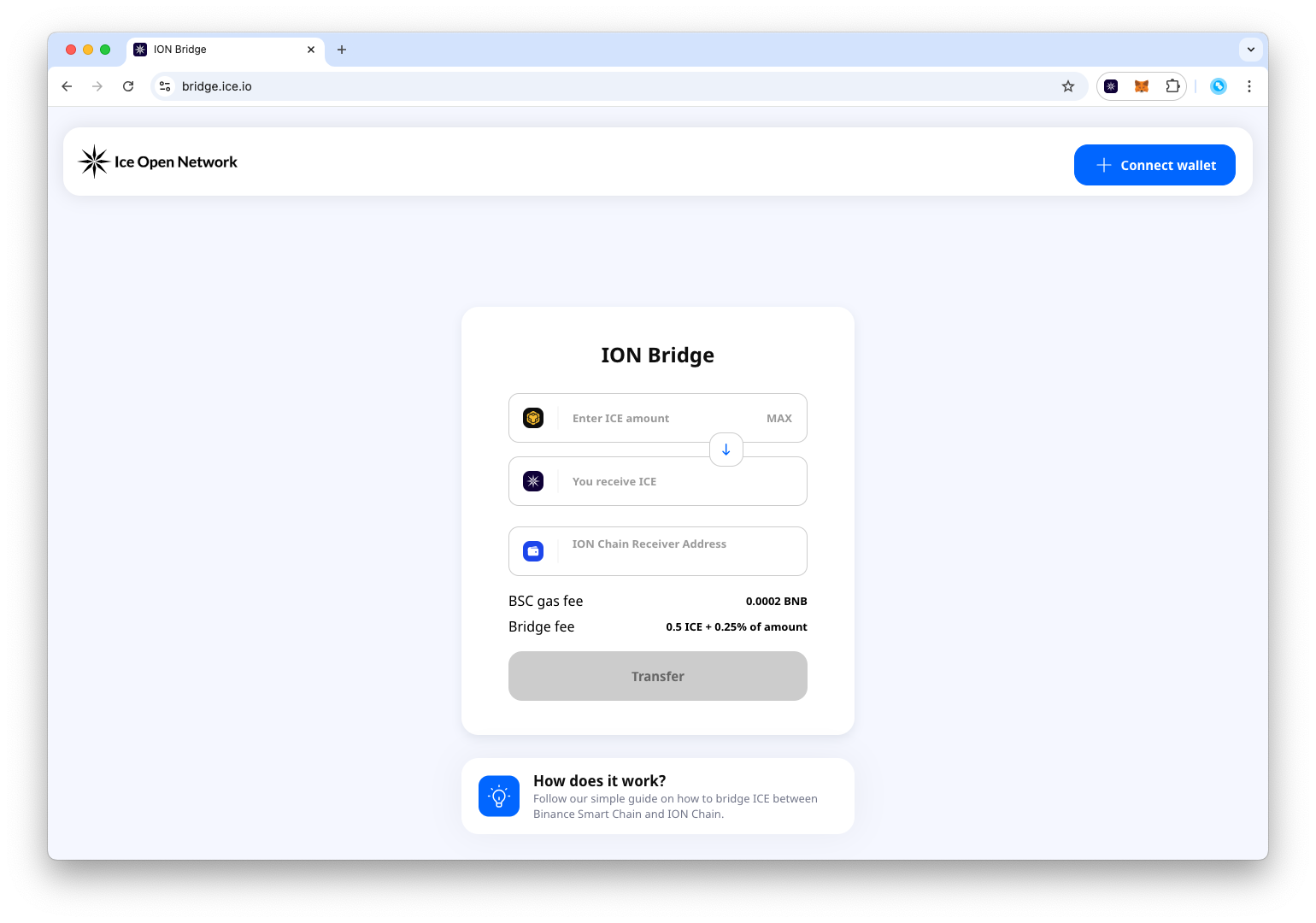 How to Bridge ICE to the ION Blockchain