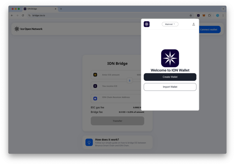 How to Bridge Your Tokens to the ION Blockchain