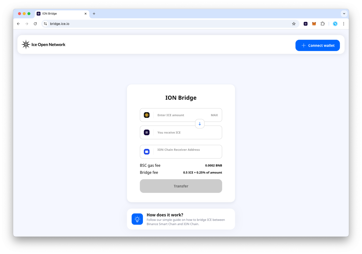 How to Bridge ICE to the ION Blockchain