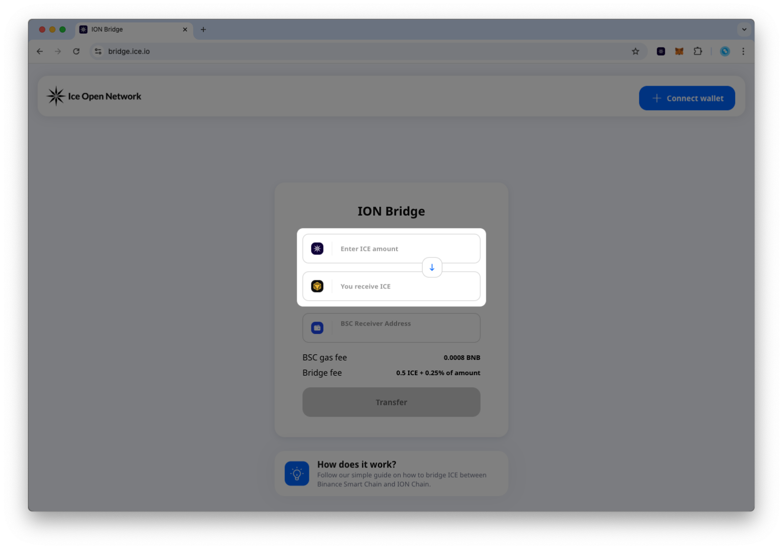 How to Bridge ICE to the ION Blockchain