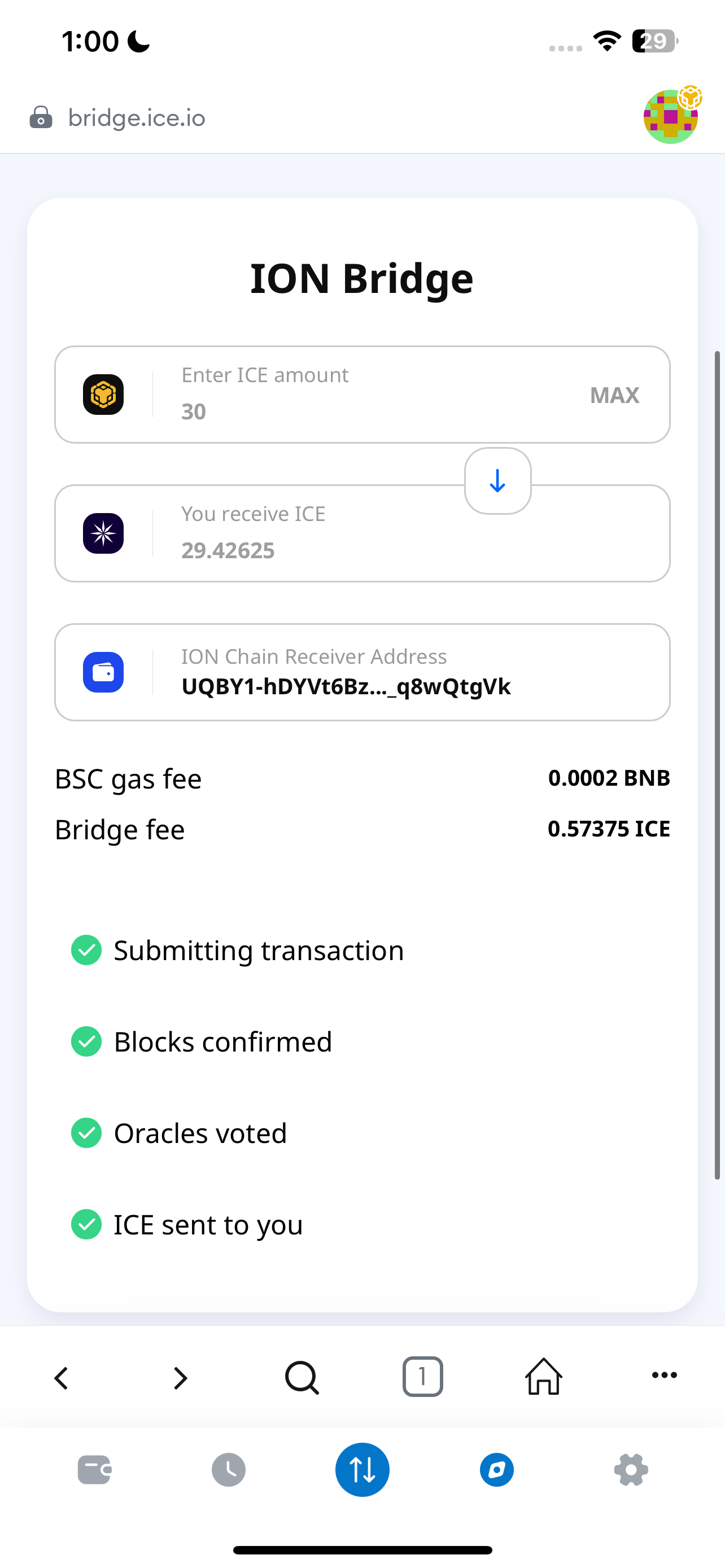 How to Bridge ICE to the ION Blockchain