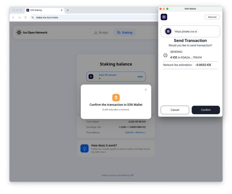 Staking - Ice Open Network